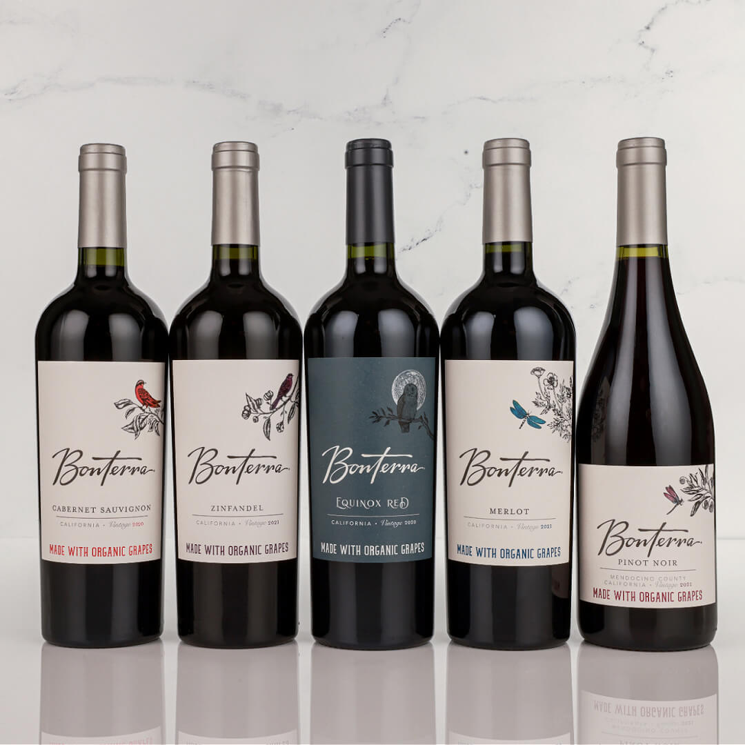 Red Wine Bottle Label
